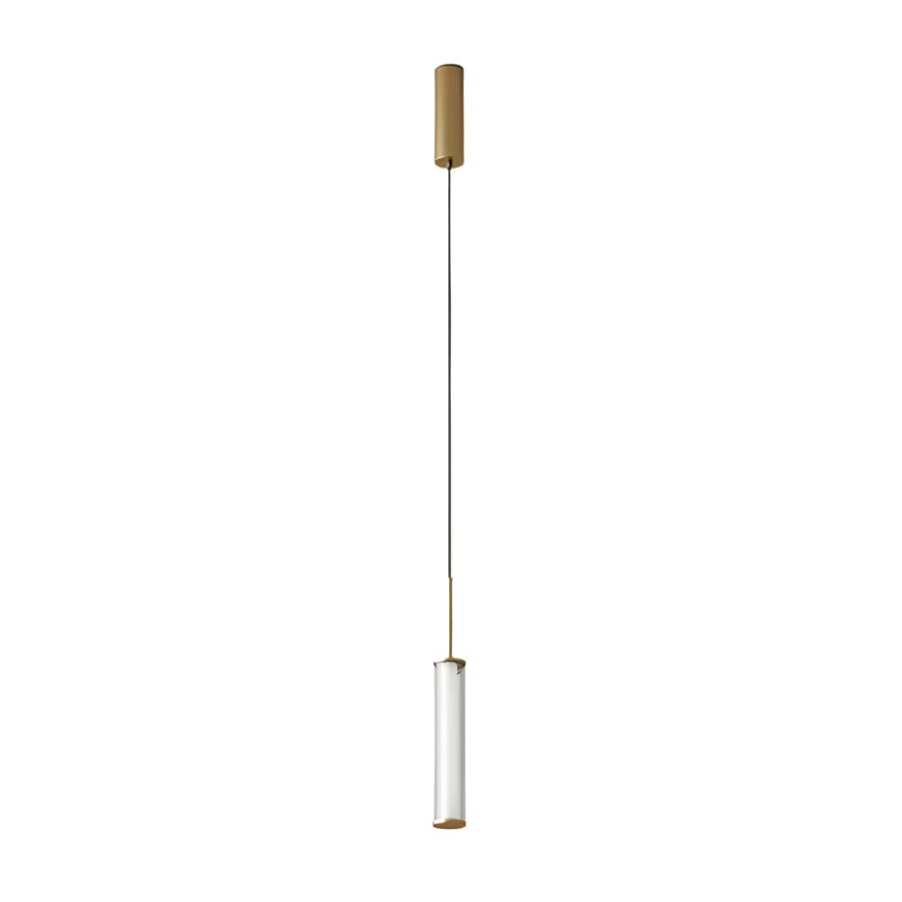 Aromas Del Campo Ison LED Pendant Light 8w Matt Black, Matt Gold