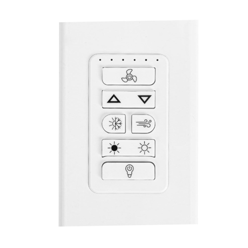 Brilliant Acc. - DC Ceiling Fan Wall Controller in White Brilliant Acc. - DC Ceiling Fan Wall Controller in White