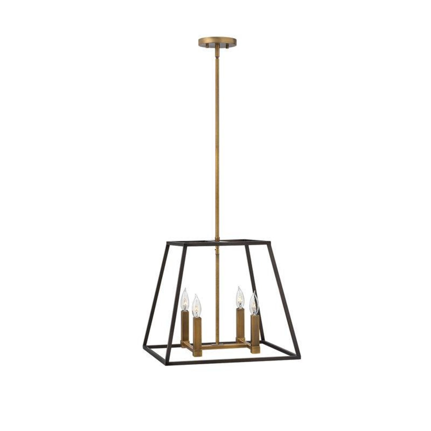 Elstead Fulton 4Lt Pendant Light E14 in Bronze Elstead Lighting
