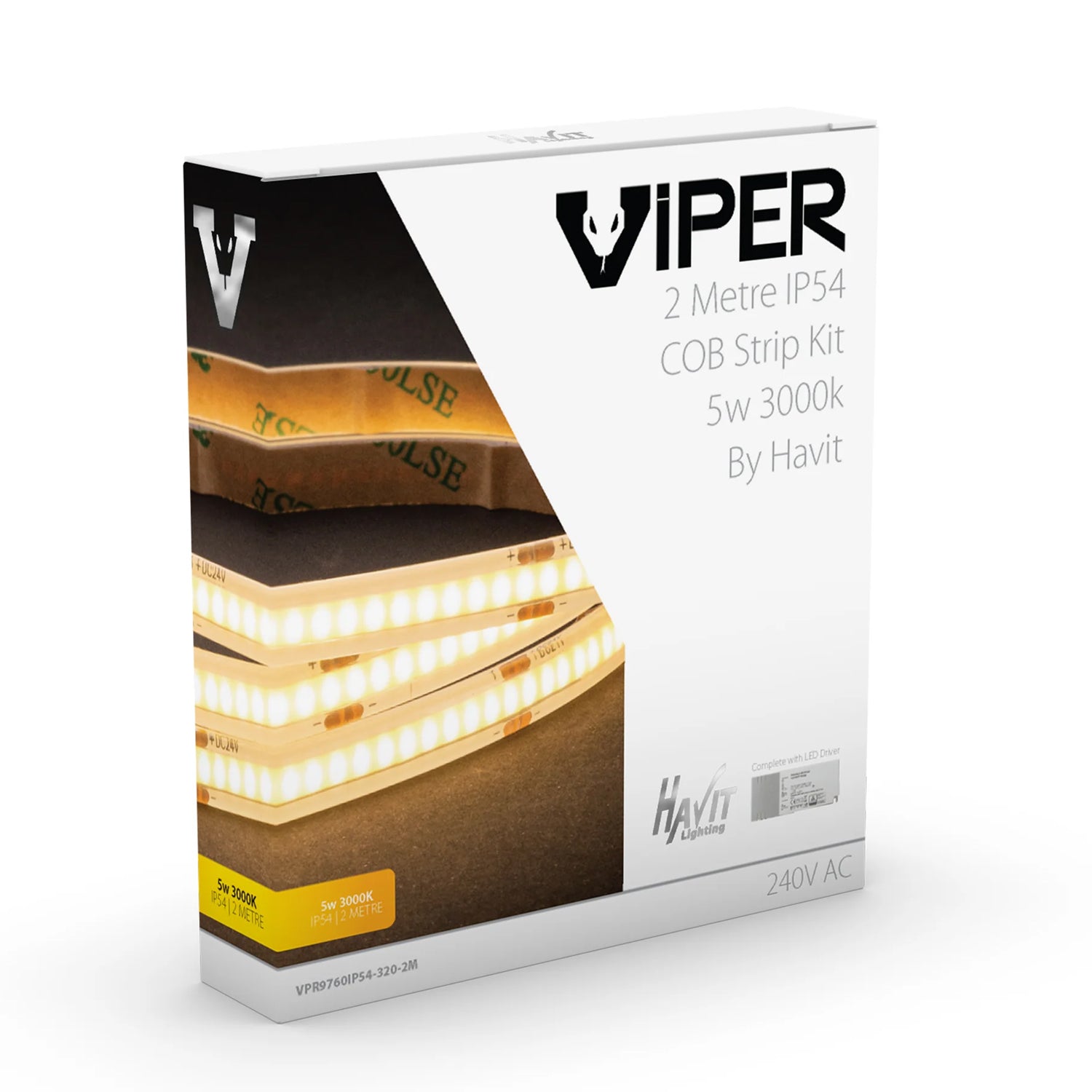 Havit Lighting VPR9760IP54-320-2M | Viper COB LED Strip
