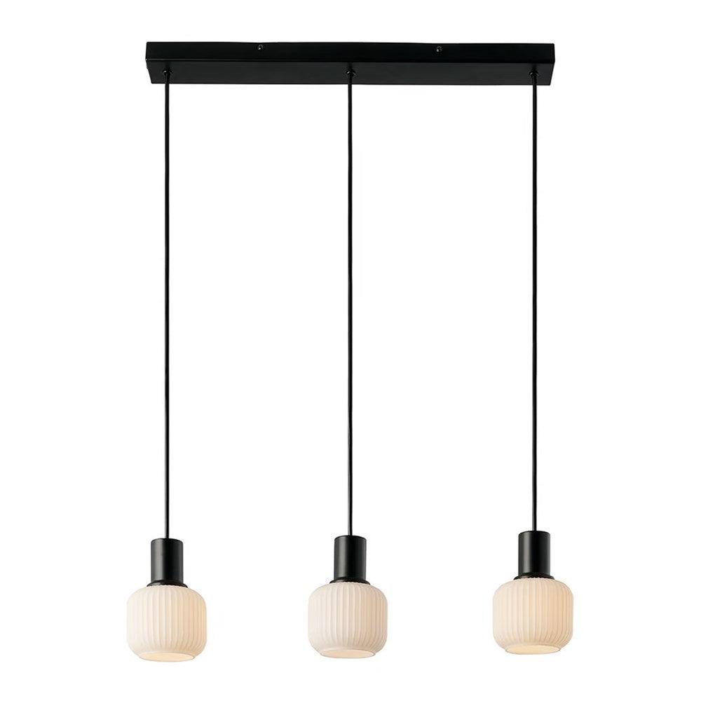 Nordlux Exclusive Milford Mini 3-Rail Pendant Light in Black
