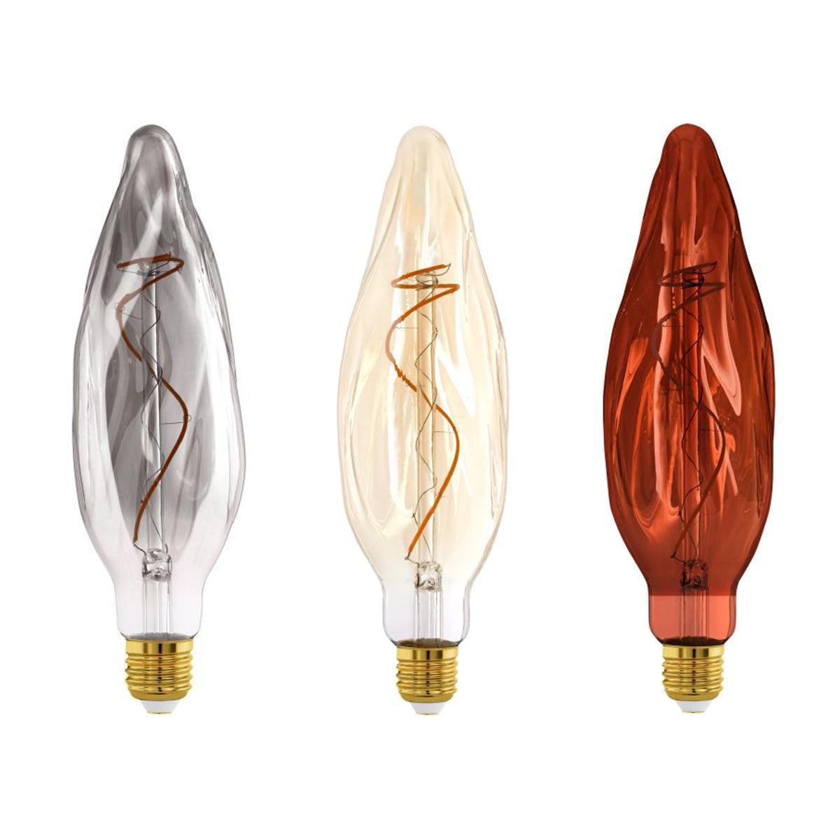 Eglo 4w LED E27 Candle Globe Warm White 2000k 110275, 110276, 110277