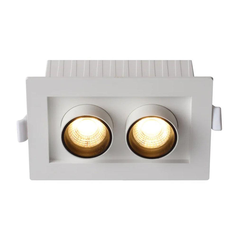 120mm x 70mm LED Downlight 10w White CCT CRI 90+ TILDA DL2-WH Telbix L