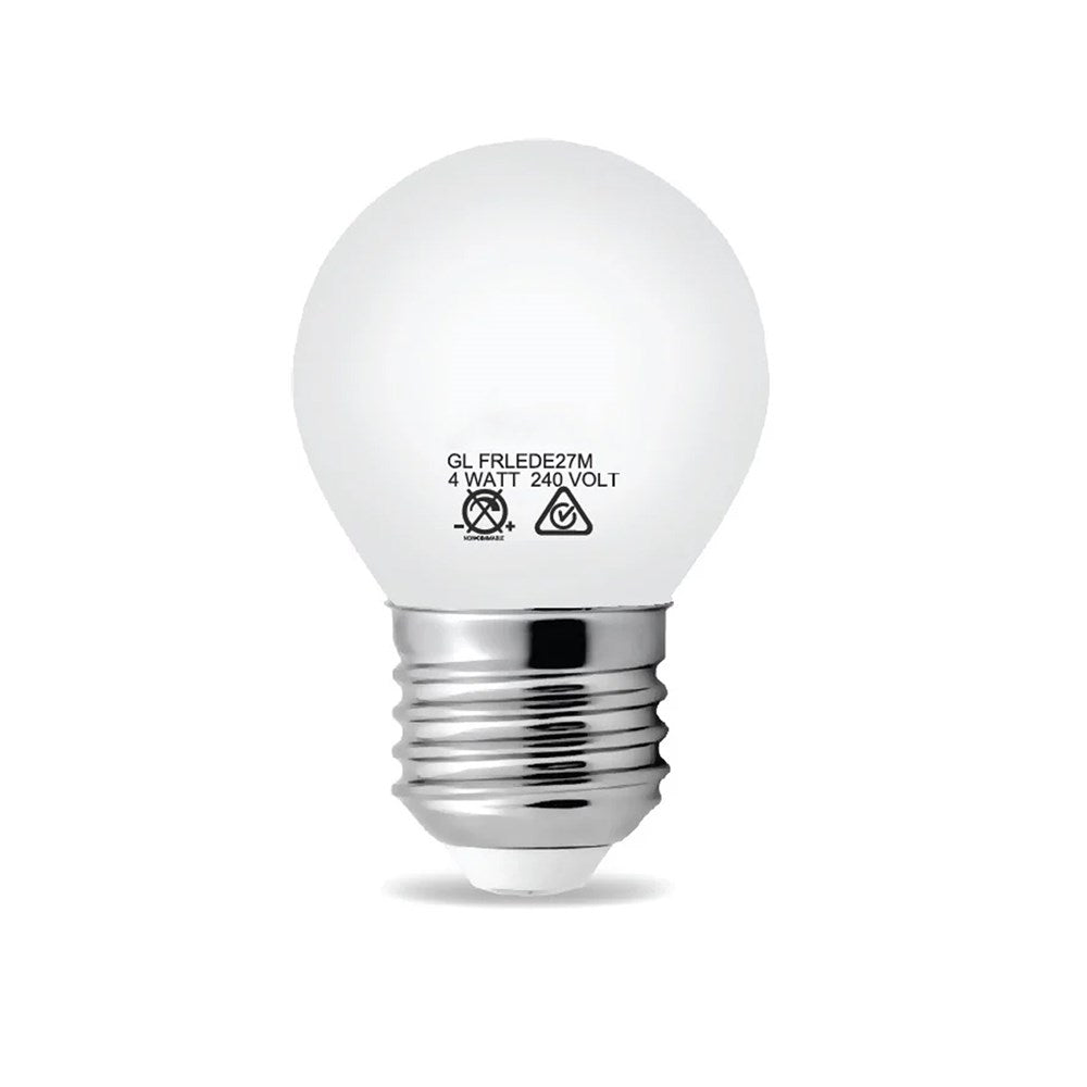 4w LED E27 G45 Fancy Round Globe Warm White 3000k, Daylight 5000k
