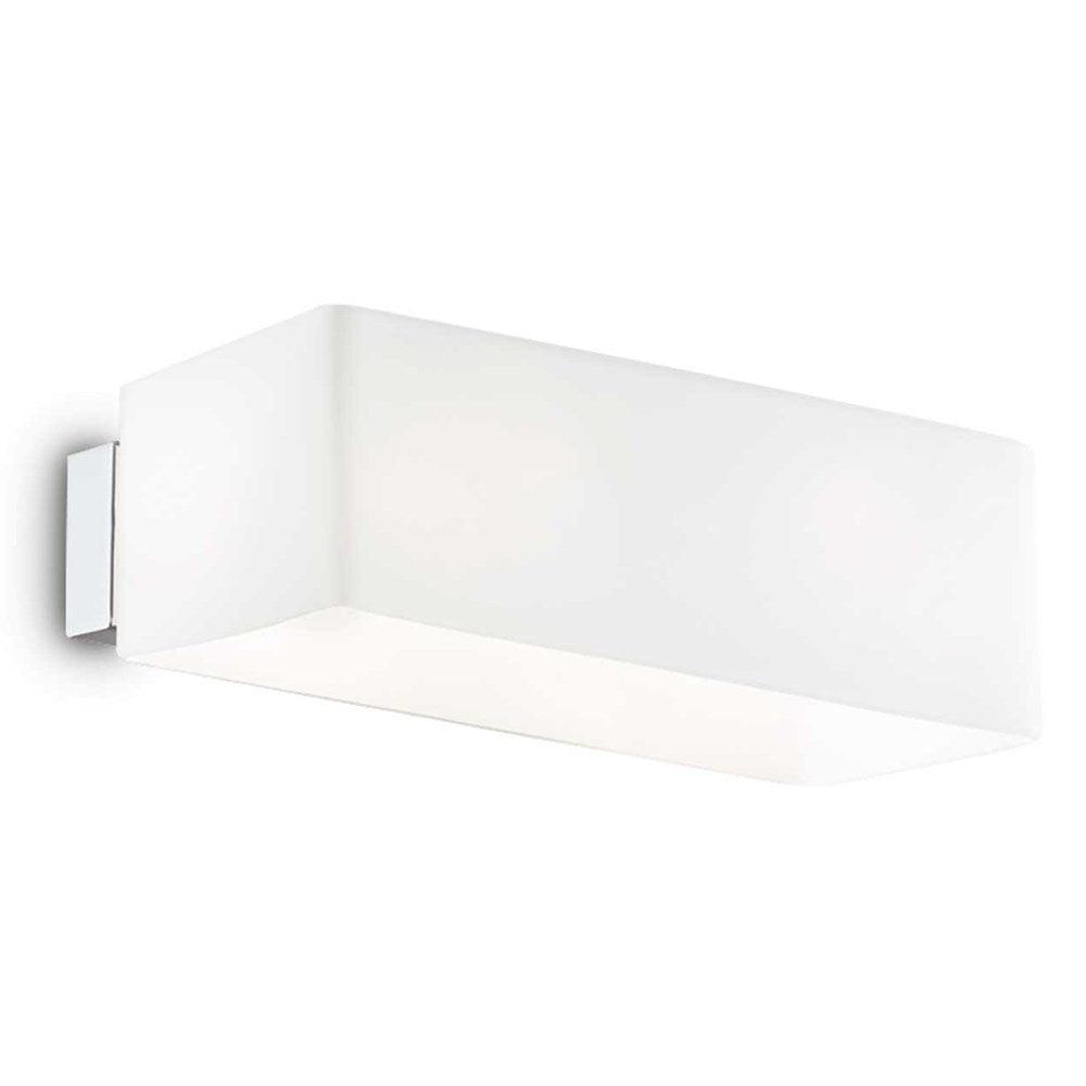 Box indoor Wall Light 2Lt in Black, White - The Lighting Outlet