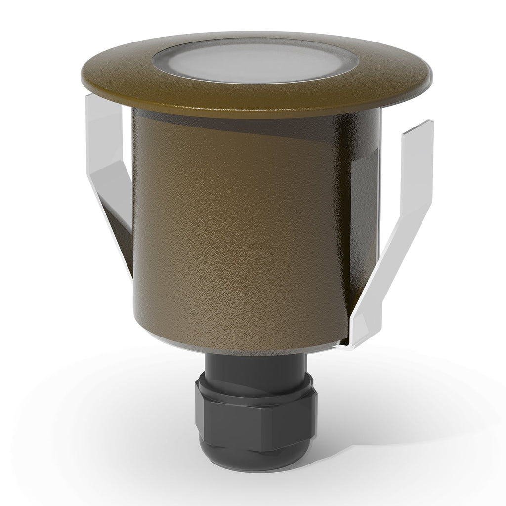 AQL-195 LED Micro Deck Light 2w in Black, Bronze, Basalt or White - The ...