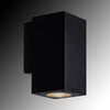 Architectural 1 Light LED Outdoor Wall Light Square in Black - The ...