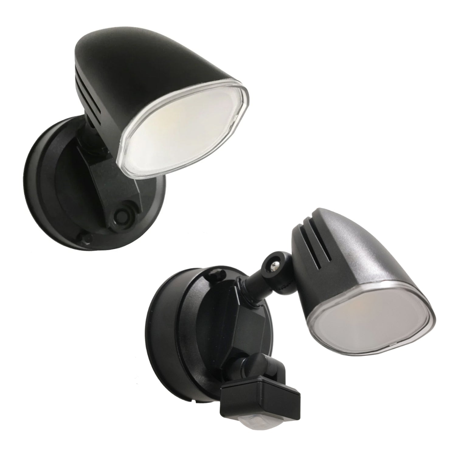 Clarion Single Outdoor LED Spot Light CCT 10w in Black
