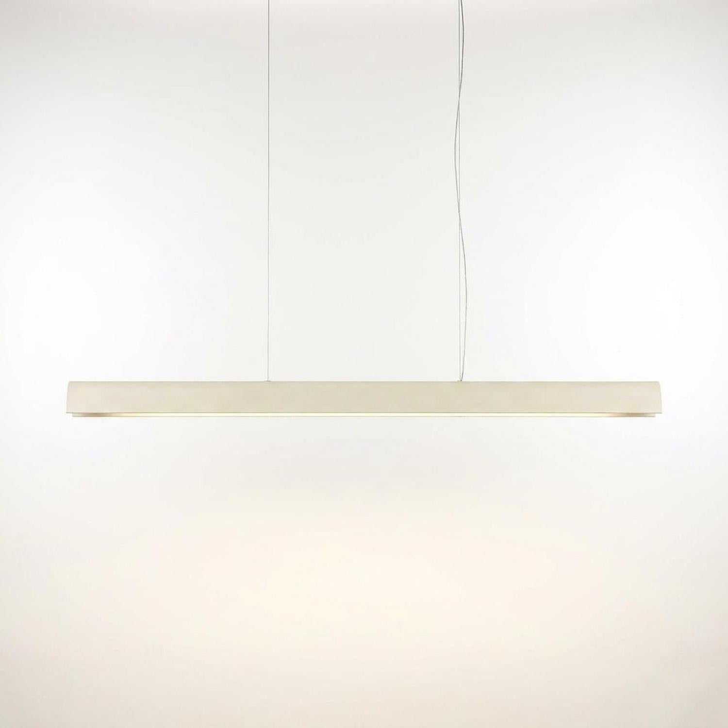 Clay Linear Stone Concrete Pendant Light Natural
