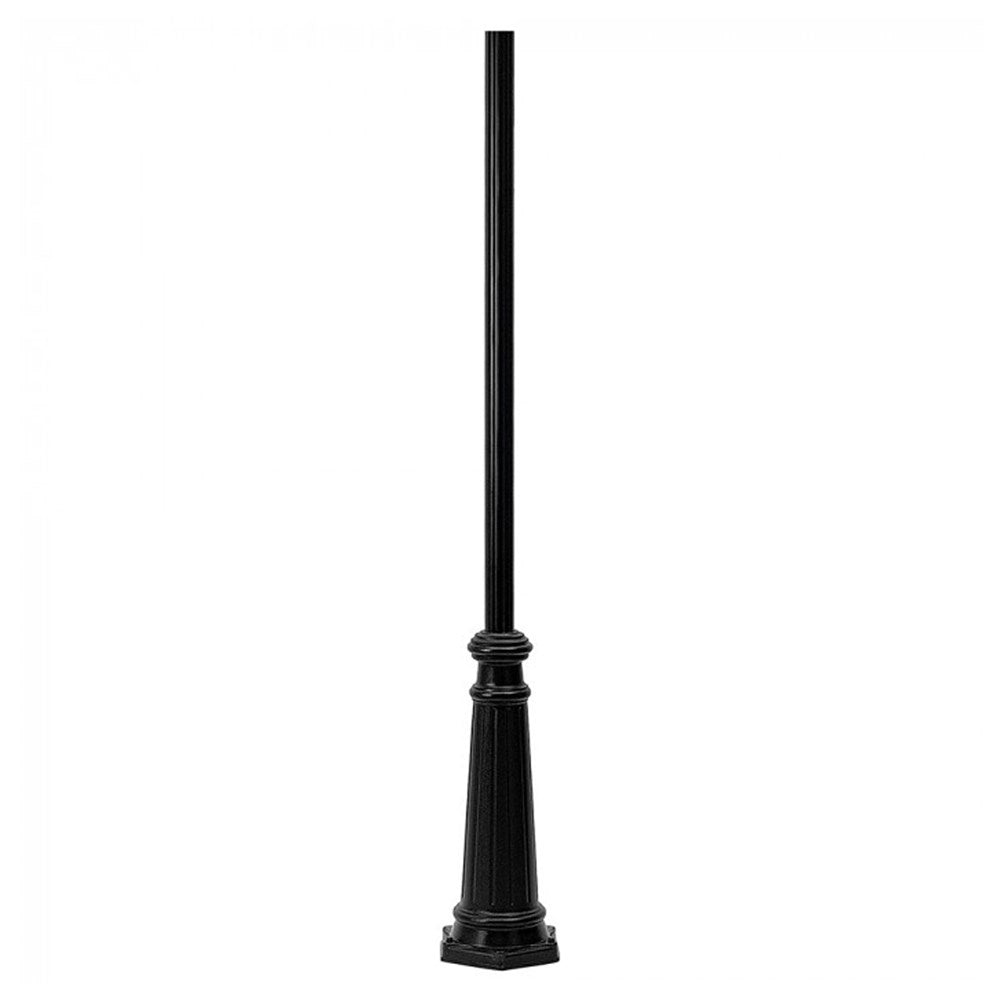 Decorative Post and Base Only in Black