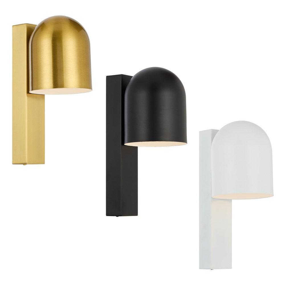 Echo Indoor Touch Wall Light in Antique Gold, Black or White