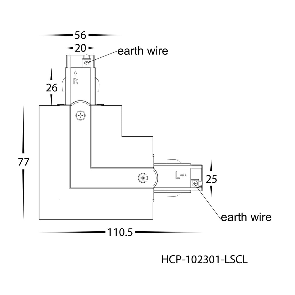Havit Commercial | HCP-102301-LE | Black Three Circuit Recessed Track ...