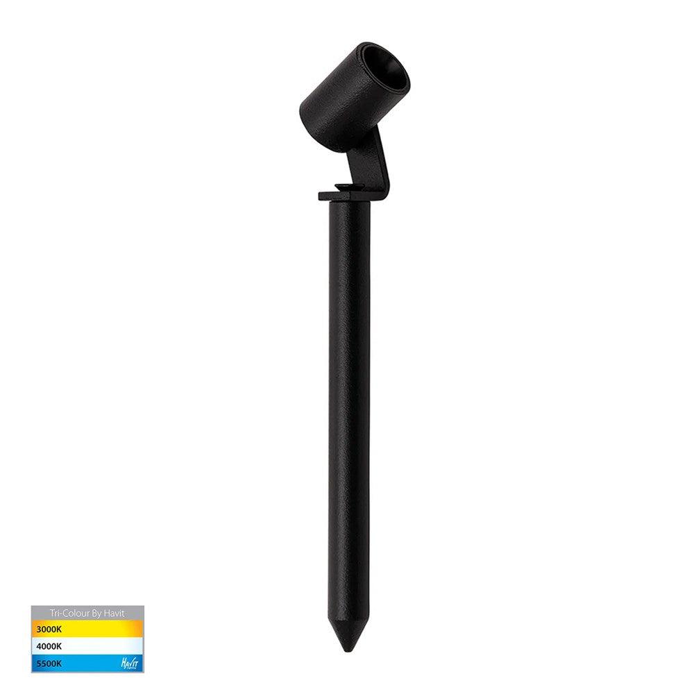 Spar LED Spike/Surface Mounted Spot Light CCT 0.5w Aluminium Black, Wh ...