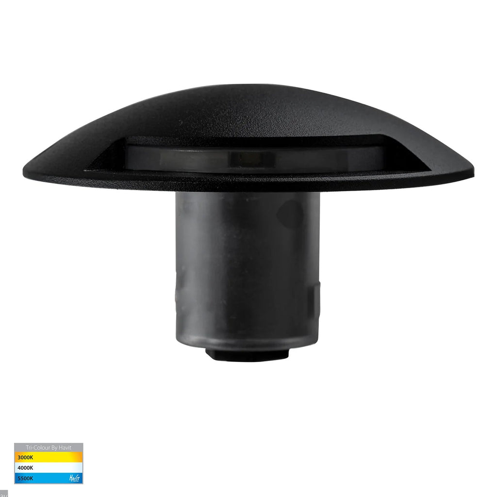 Dome Two Way LED Deck Light CCT 6w Aluminium Black, Silver Havit Light ...