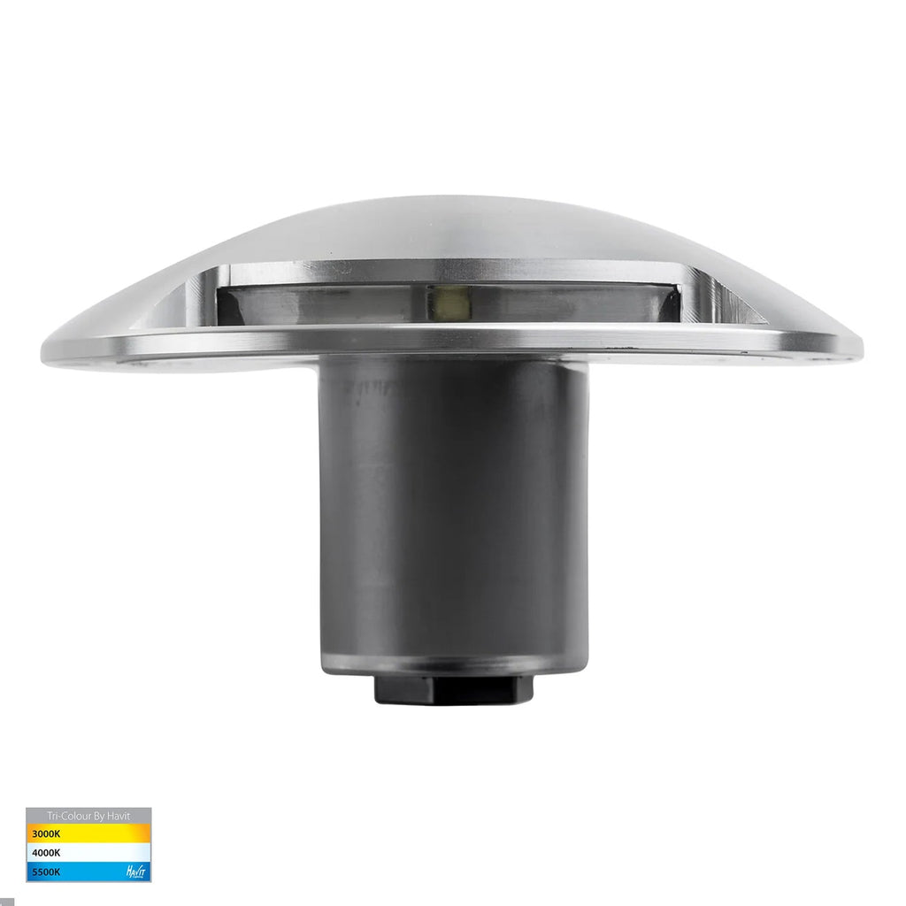 Dome Two Way LED Deck Light CCT 6w Aluminium Black, Silver Havit Light ...