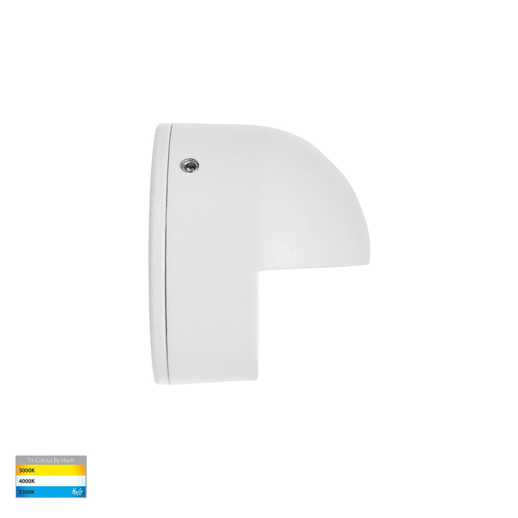 Veko LED Step Light with Eyelid CCT 2w in Black, White Havit Lighting ...