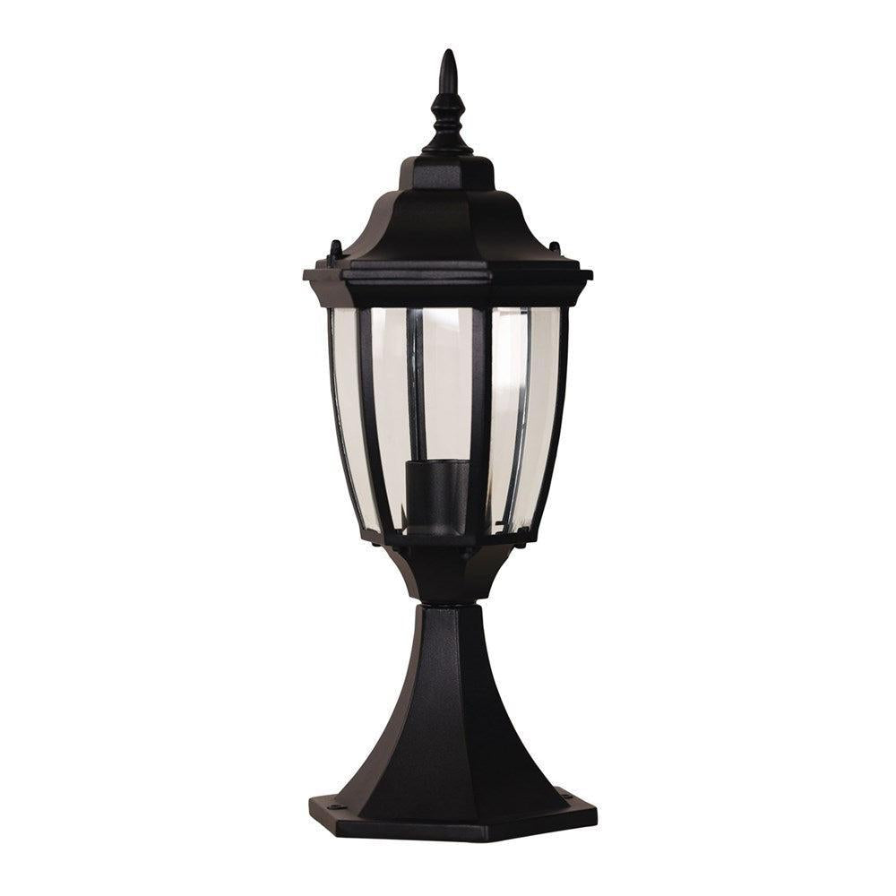 Highgate Tradtional Newell / Pillar Mount Light in Black