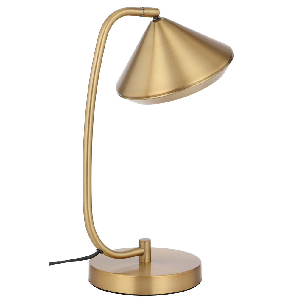 Telbix Lighting | LARSON TL-BK | Larson Table Lamp Black, Brass, White ...