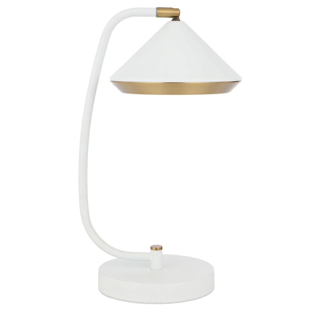 Telbix Lighting | LARSON TL-BK | Larson Table Lamp Black, Brass, White ...