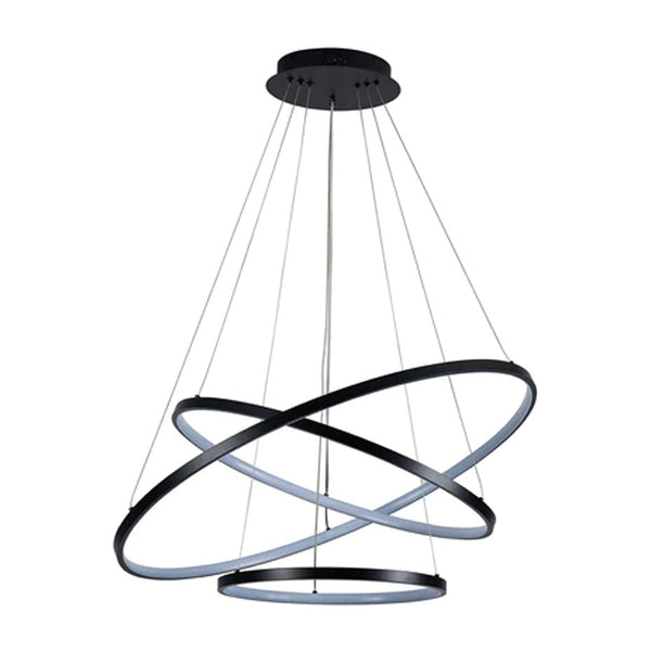 Lexi Lighting | LL002PL126S | Trinity LED Pendant Light Small in Black ...