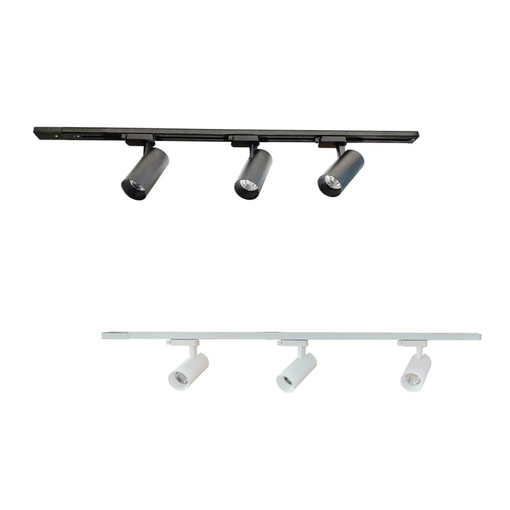 Logik LED Track Light 12w/18w in Black or White