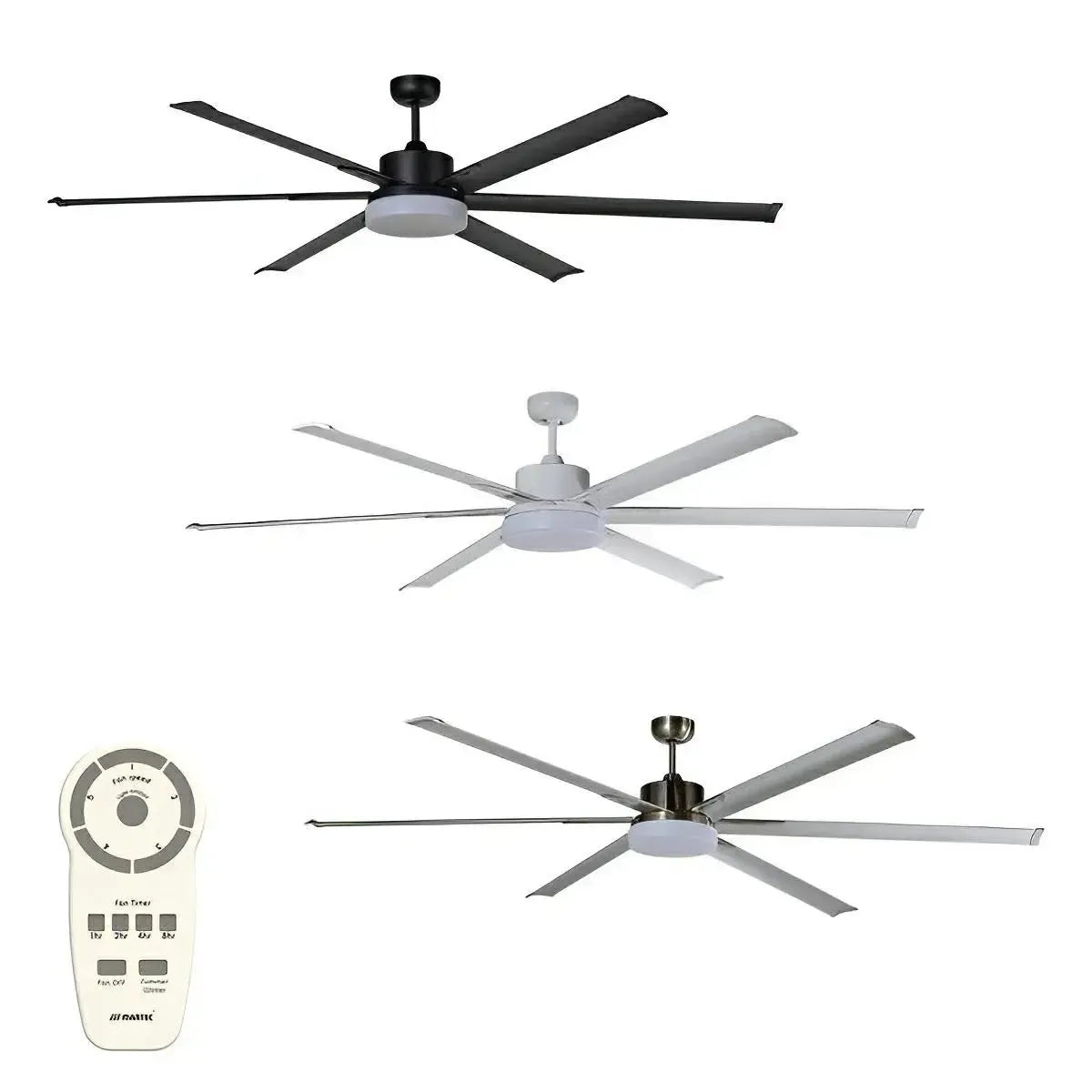 Martec Lighting 72" Albatross DC Ceiling Fan Black, White, Brushed