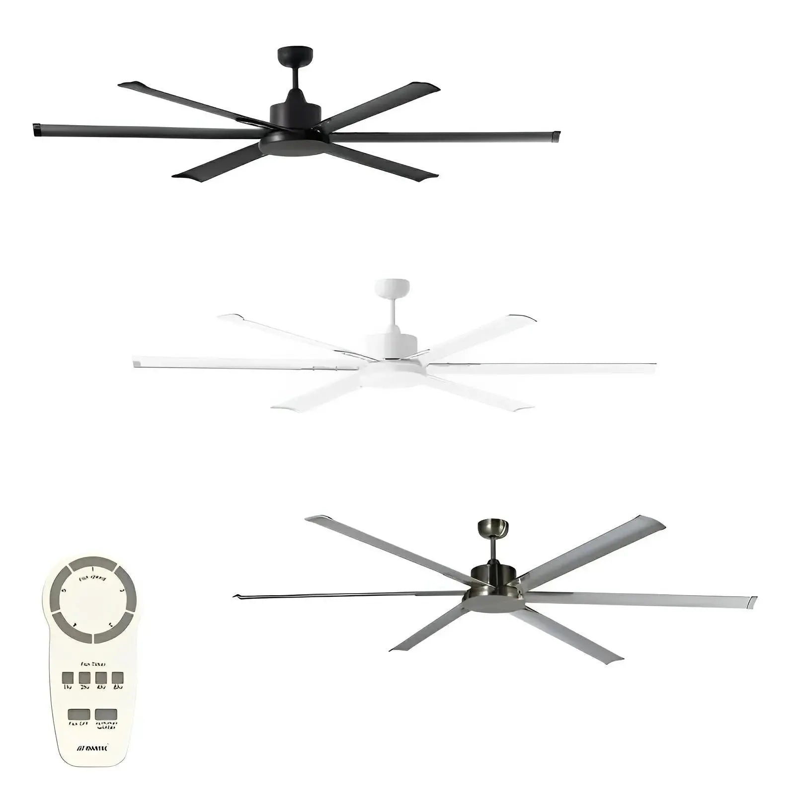 Martec Lighting 84" Albatross DC Ceiling Fan Matt Black, White,