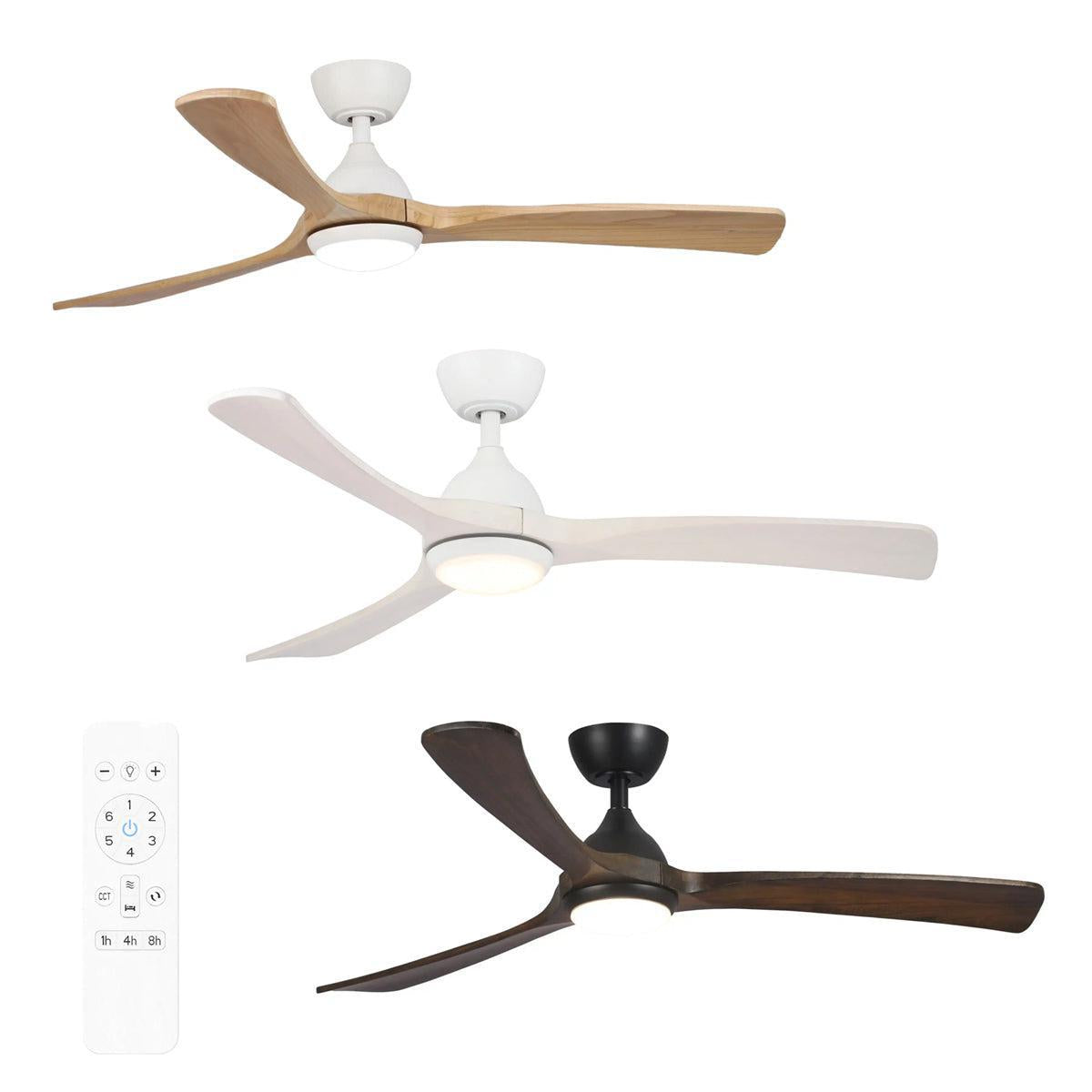 Martec Lighting 48" Norfolk DC Ceiling Fan White/Natural,