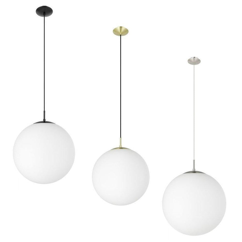 Eglo Rondo Pendant Light (400mm) in Black, Brass Matt or Satin Nickel