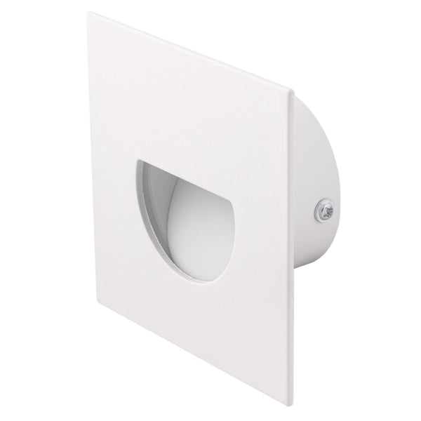 SAL S9316 ALU | Darham Square LED Step Light 1.5w in - The Lighting Outlet