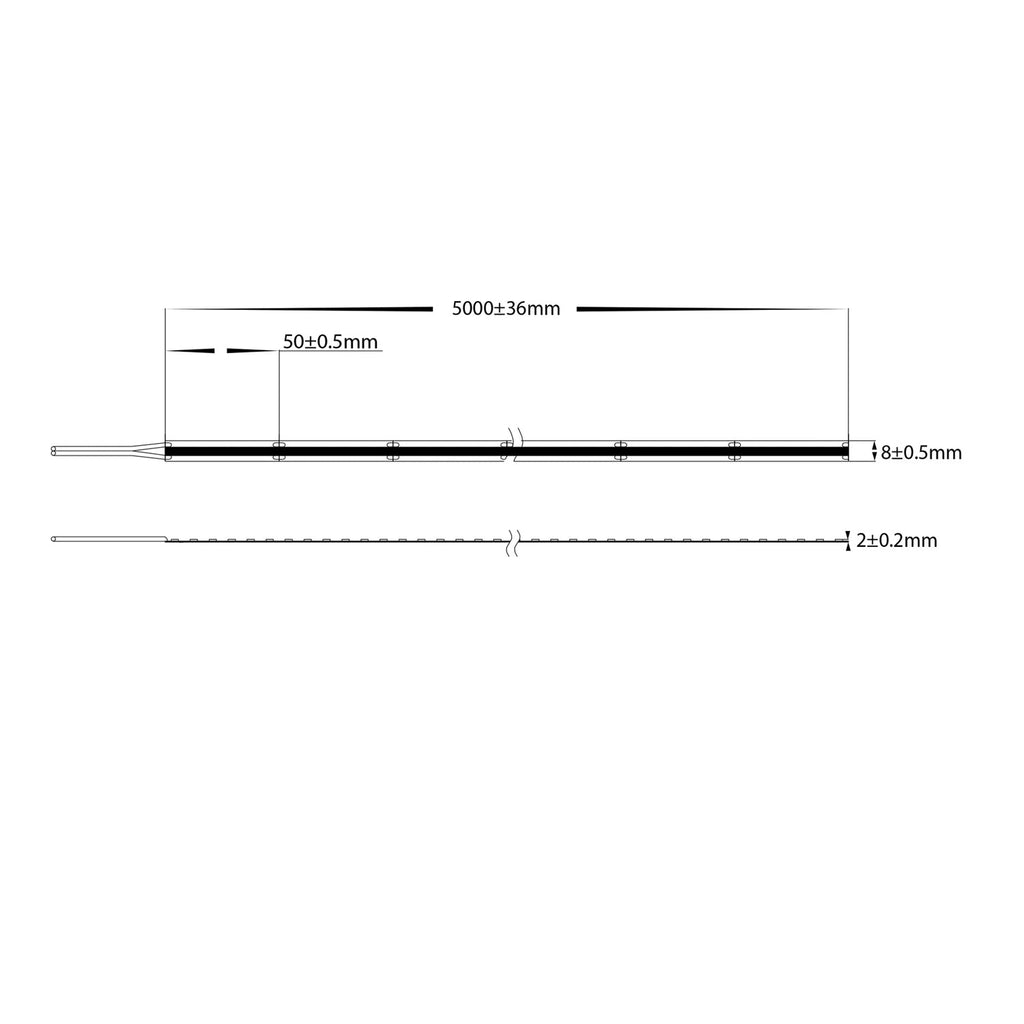 Viper COB LED Strip Kit 10w Per Metre 5m 3k, 4k, 5k Havit Lighting - V ...