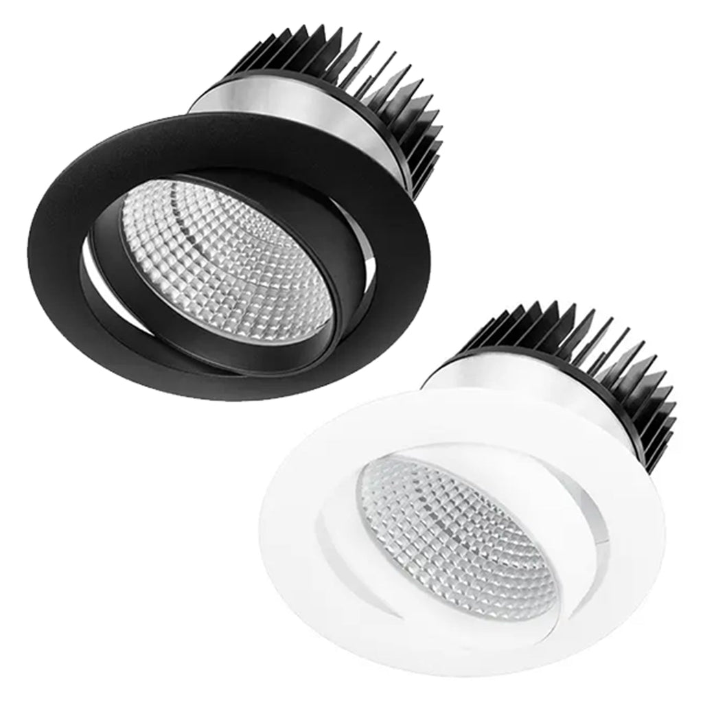 Trend Lighting | XDL552.7-MB-B | 150mm LED Downlight 55w Black, - The ...