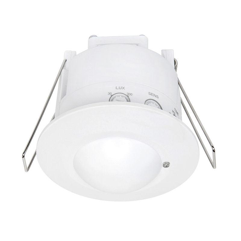 Brilliant Eye 360° Recessed Microwave Security Sensor in White