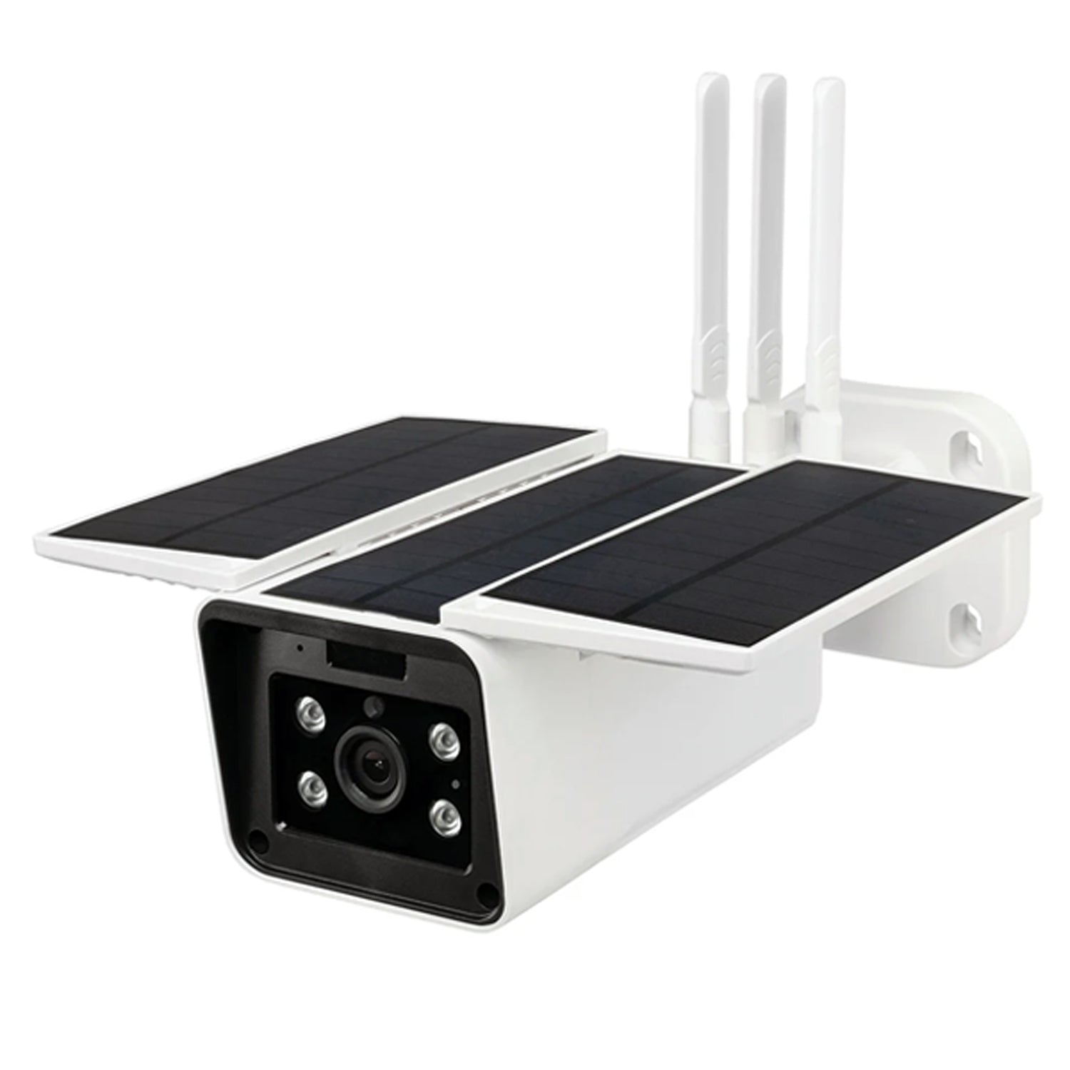 Brilliant Smart Wi-Fi Trident Solar Camera in White