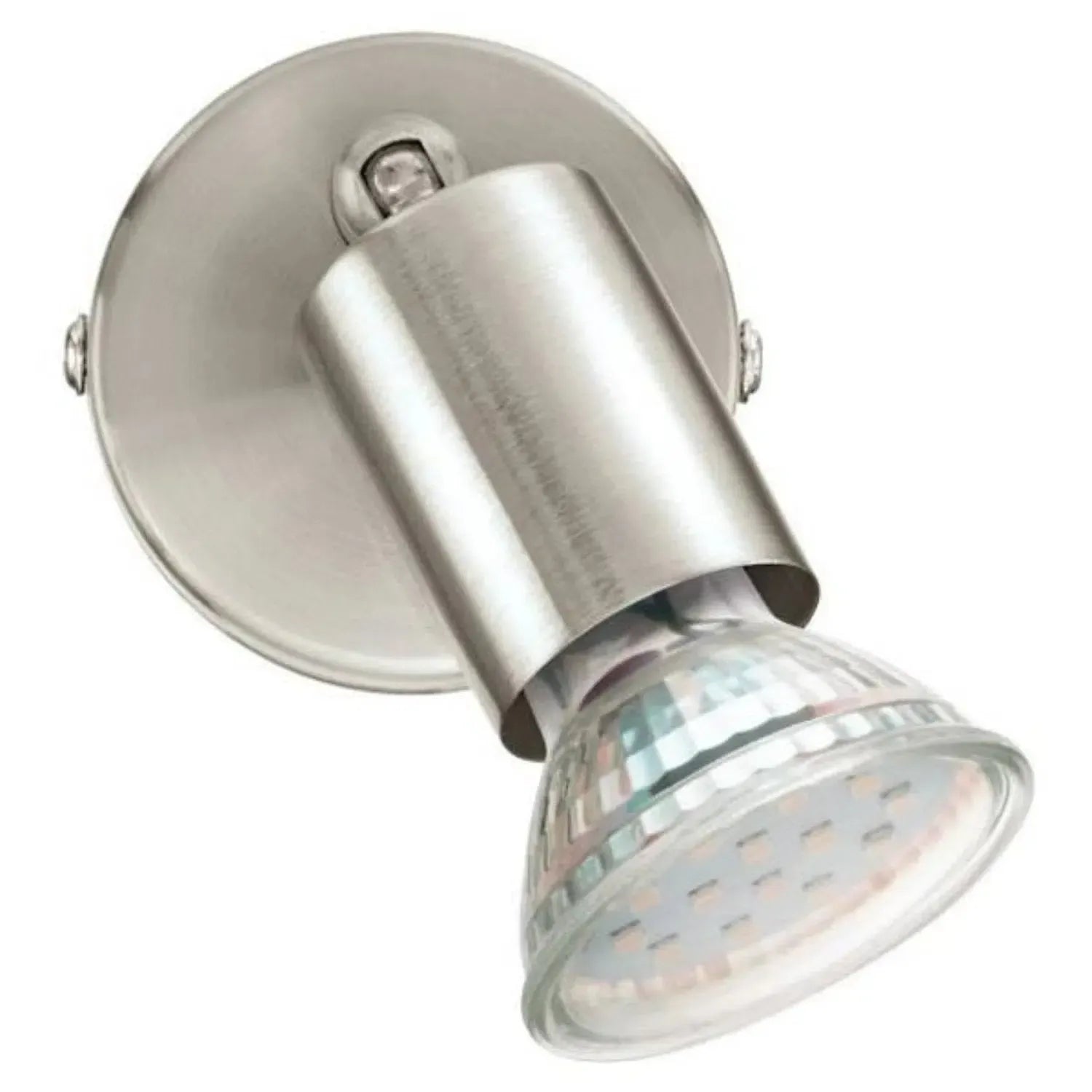 Eglo Buzz LED Spot Light in Satin Nickel