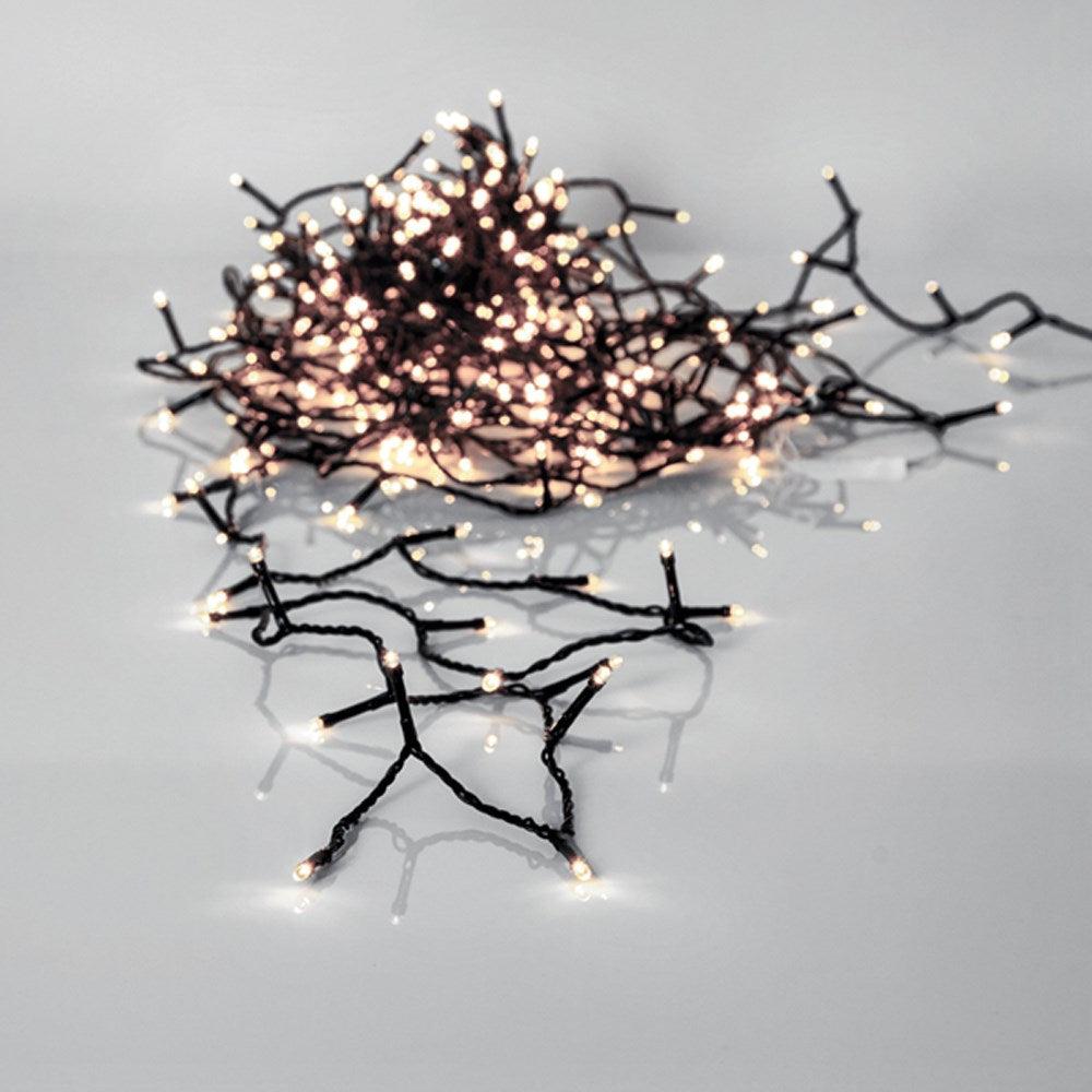 Eglo Crispy Ice White LED Fairy Lights X360 25600mm Black