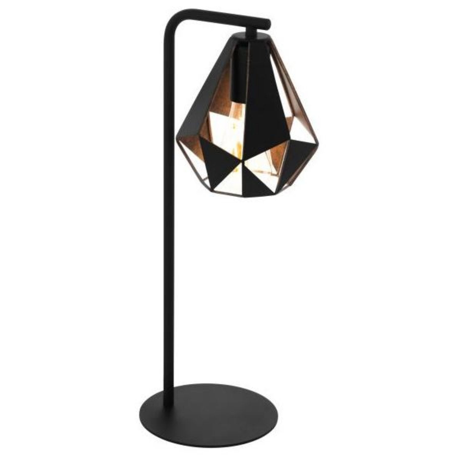 Eglo Carlton 4 Table Lamp in Black and Copper