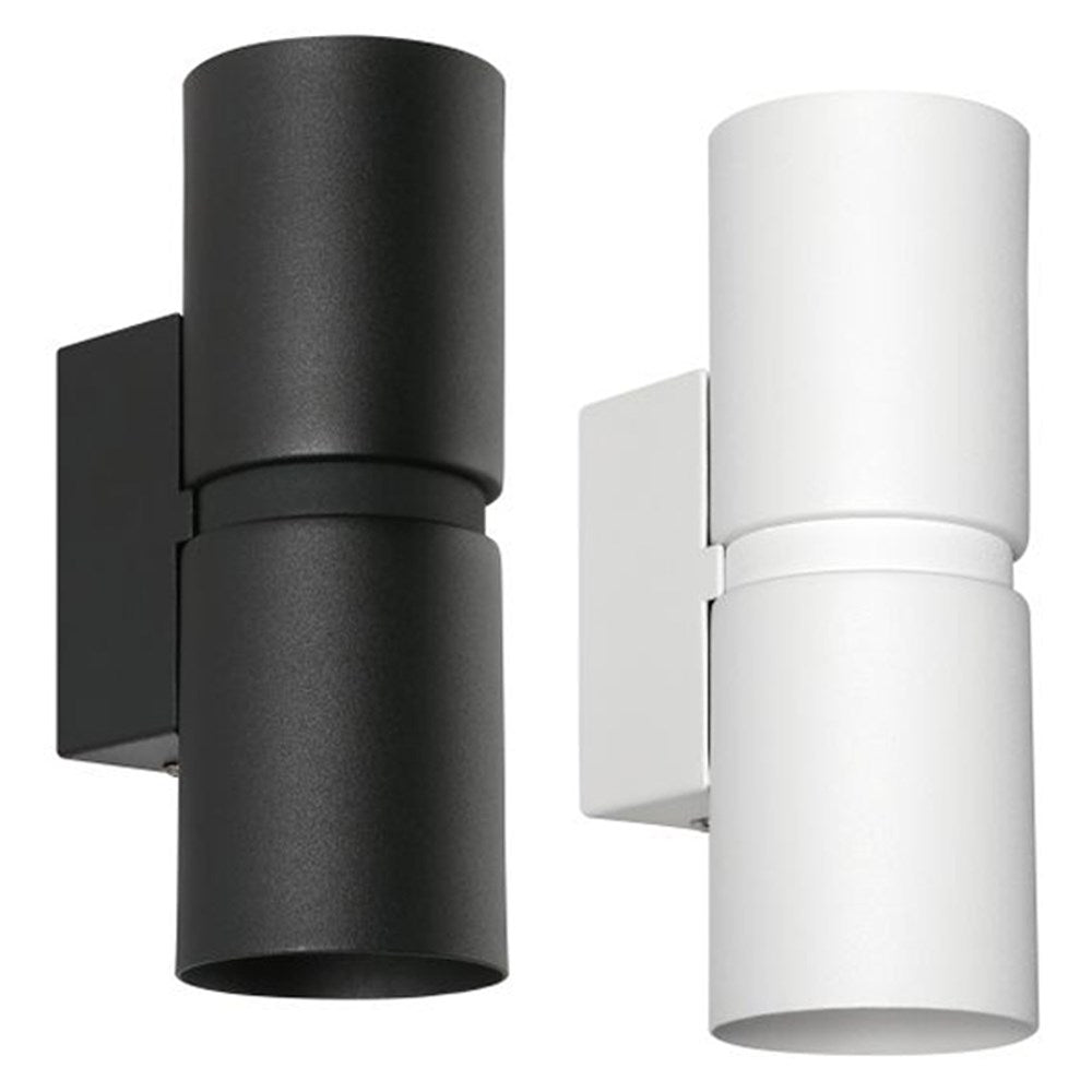 Eglo Passa Up/Down Wall Light 10w Black, White