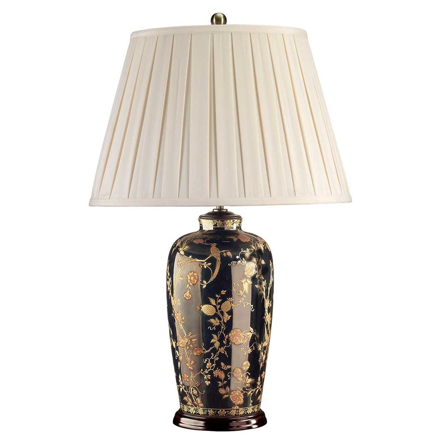 Elstead Black Birds Table Lamp Black and Gold ELS.BLACKBIRDS-TL
