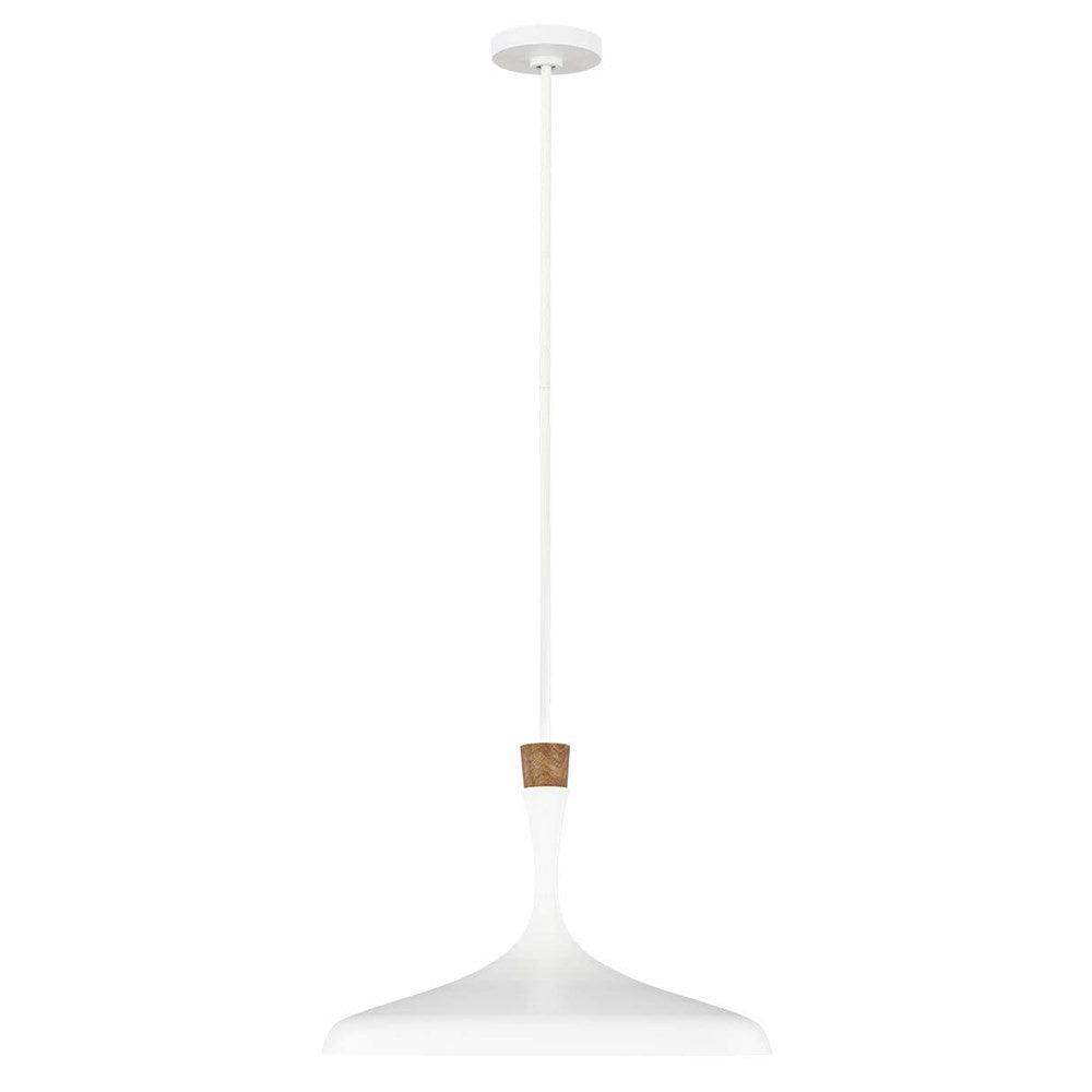 Elstead Darwin Pendant Light Matt White