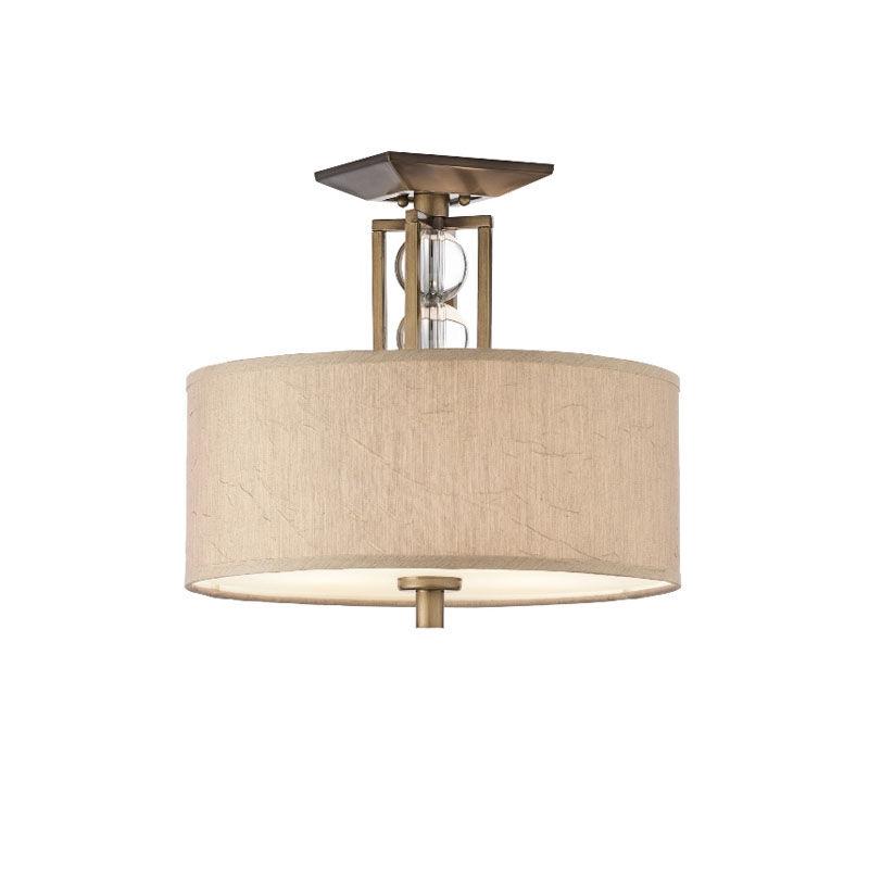 Elstead Celestial 3Lt Semi-Flush Ceiling Light E27 in Cambridge Bronze