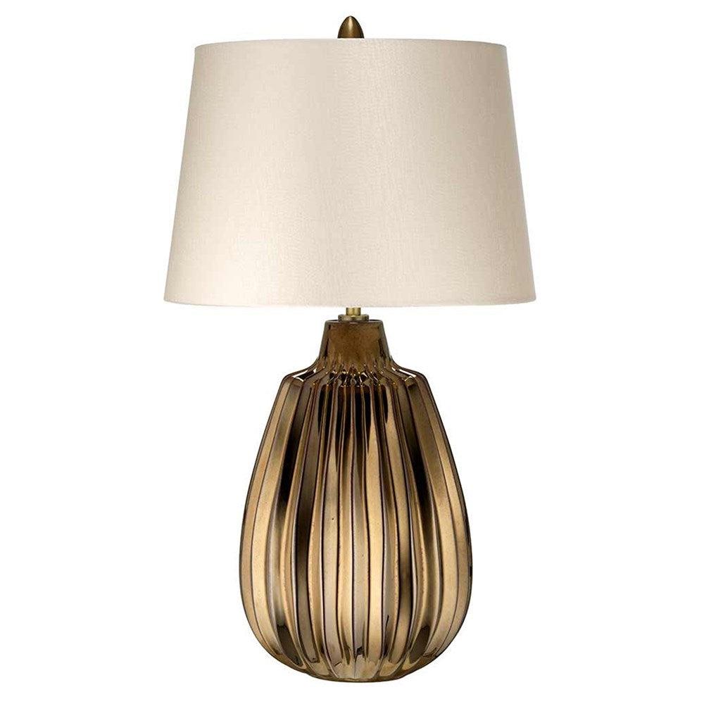 Elstead Newham Table Lamp Bronze / Pearl Small ELS.NEWHAM-TL-S Elstead