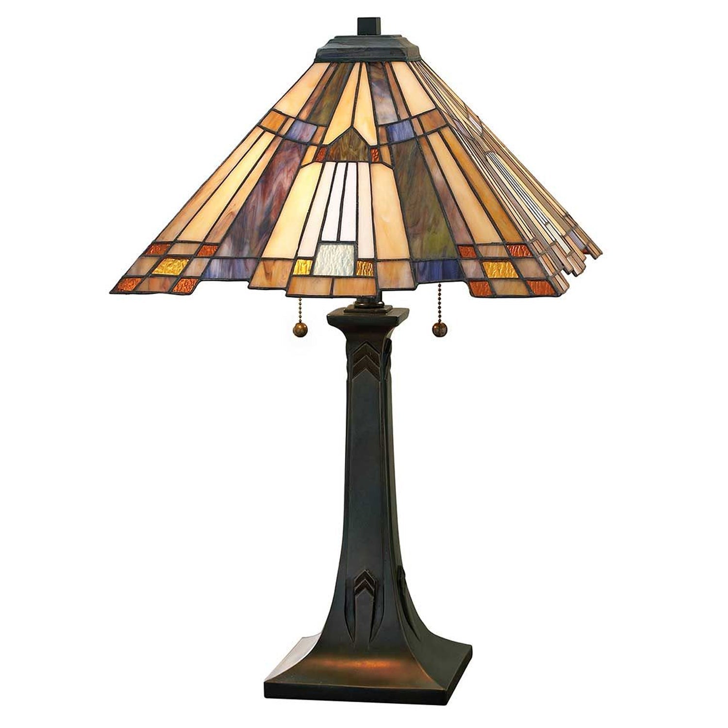 Elstead inglenook Table Lamp 2Lt in Valiant Bronze Elstead Lighting