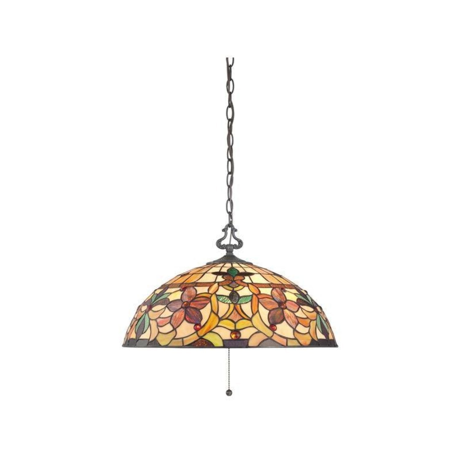 Elstead Kami Pendant Light 3Lt E27 in Vintage Bronze Elstead Lighting