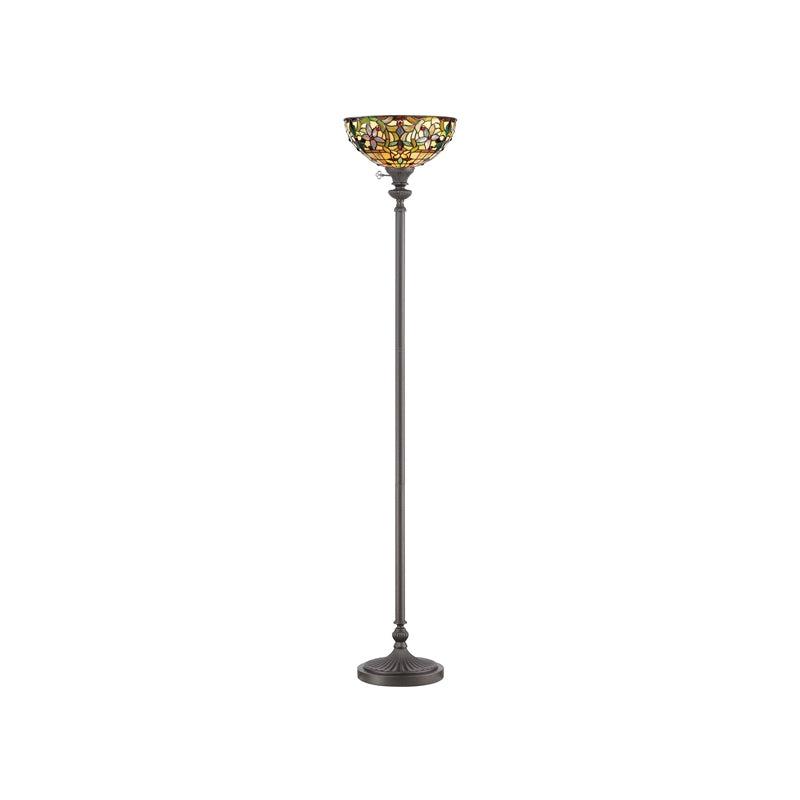 Elstead Kami Torchiere E27 in Vintage Bronze Elstead Lighting