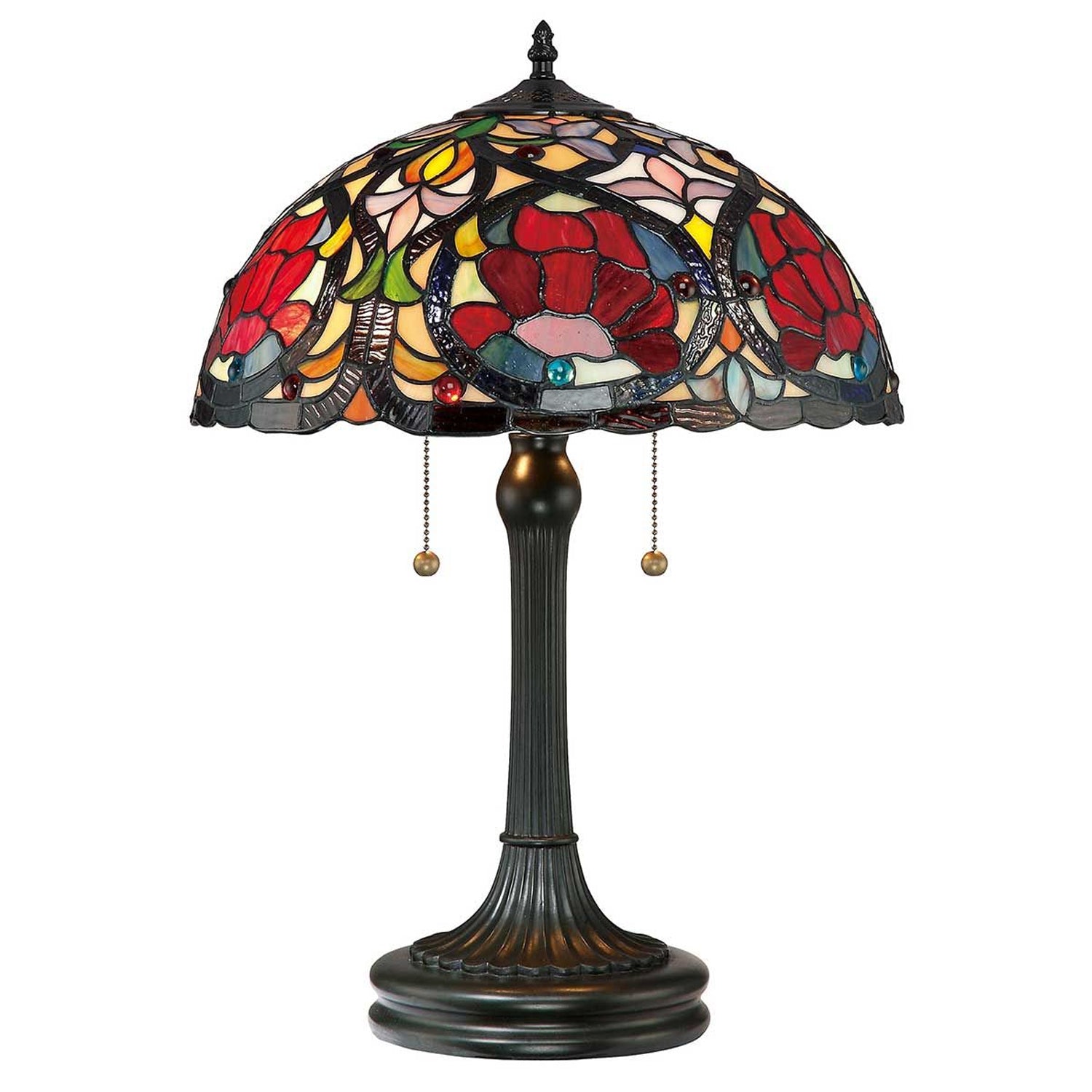 Elstead Larissa Table Lamp 2Lt in Vintage Bronze Elstead Lighting