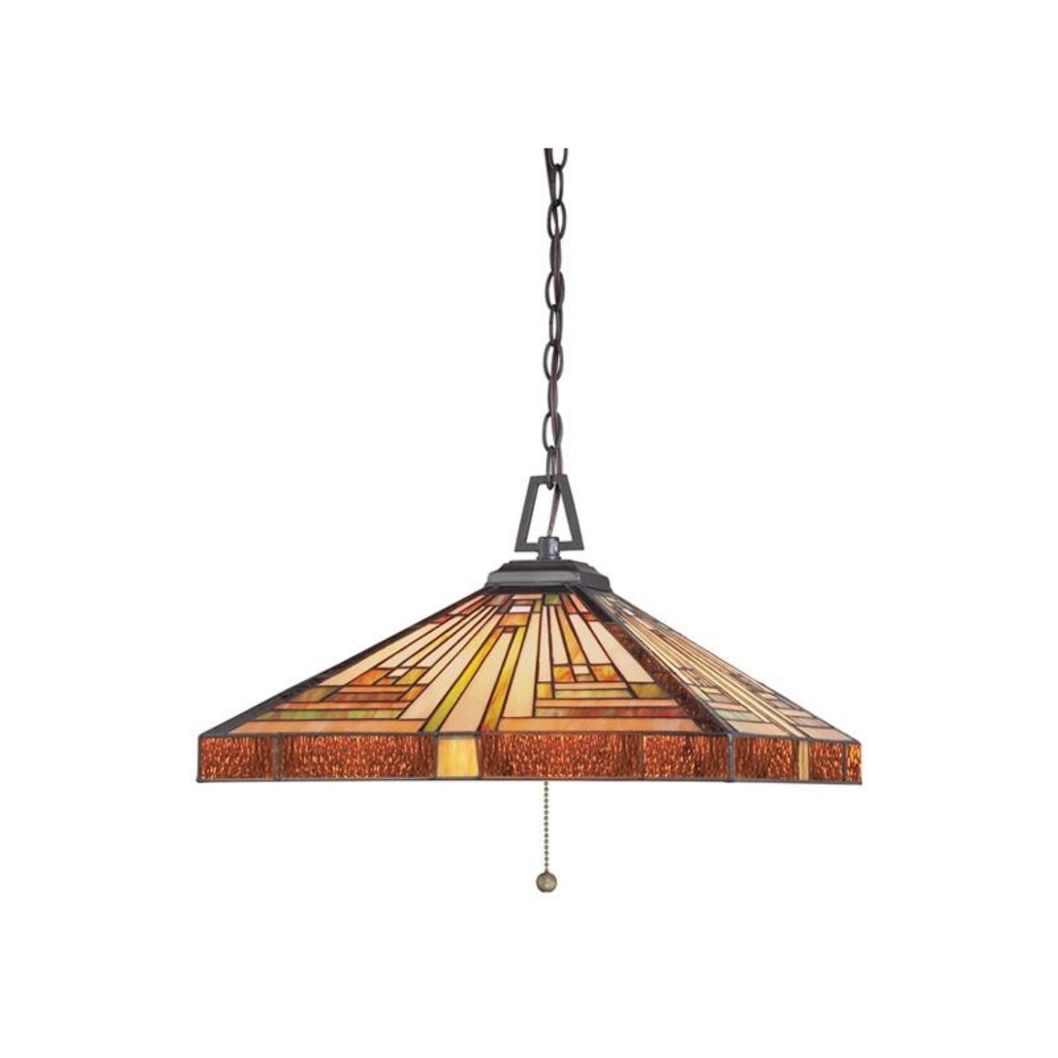 Elstead Stephen Pendant Light 3Lt E27 in Vintage Bronze Elstead
