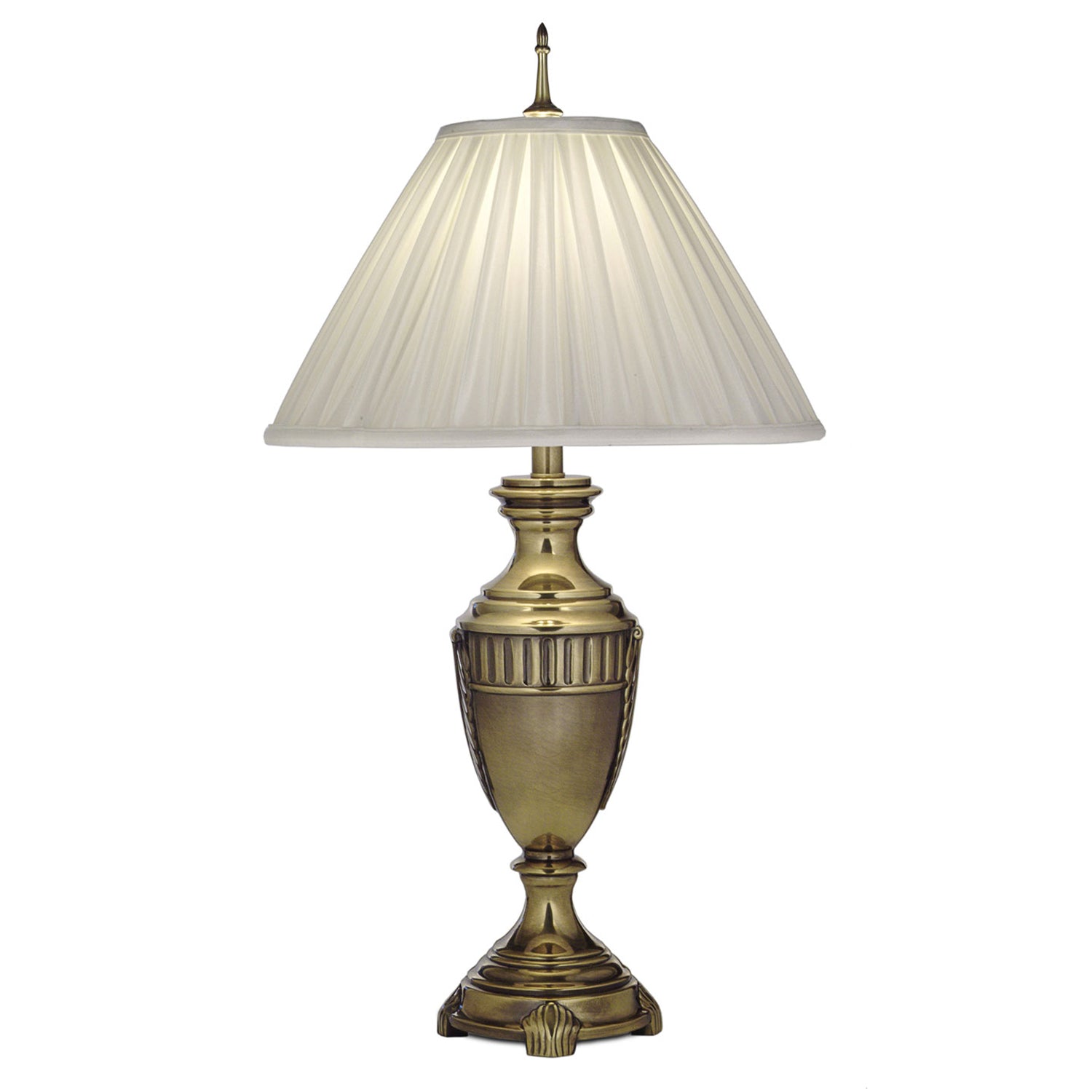 Elstead Cincinnati Table Lamp in Burnished Brass Elstead Lighting