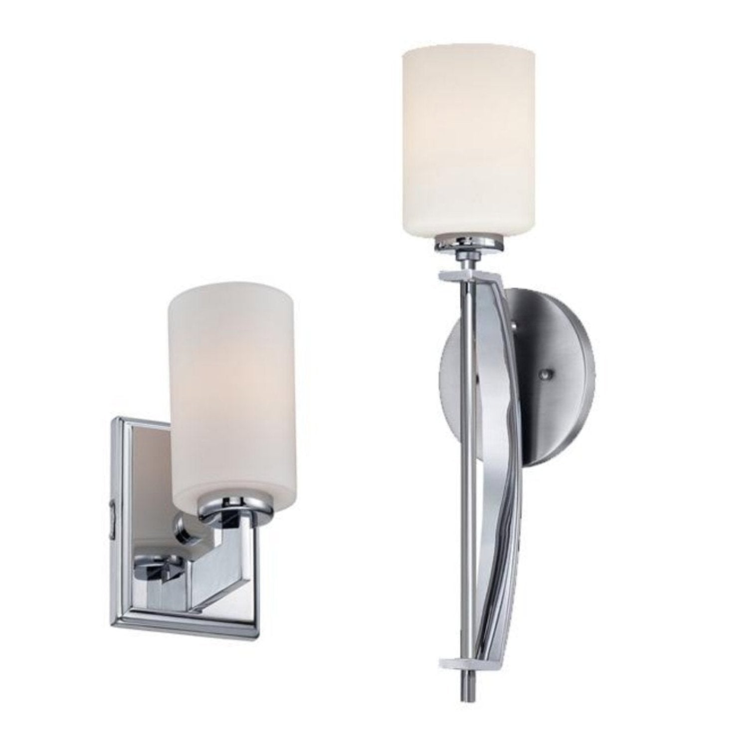 Elstead Taylor LED Wall Light Smal/Large G9 in Polished Chrome Elstead