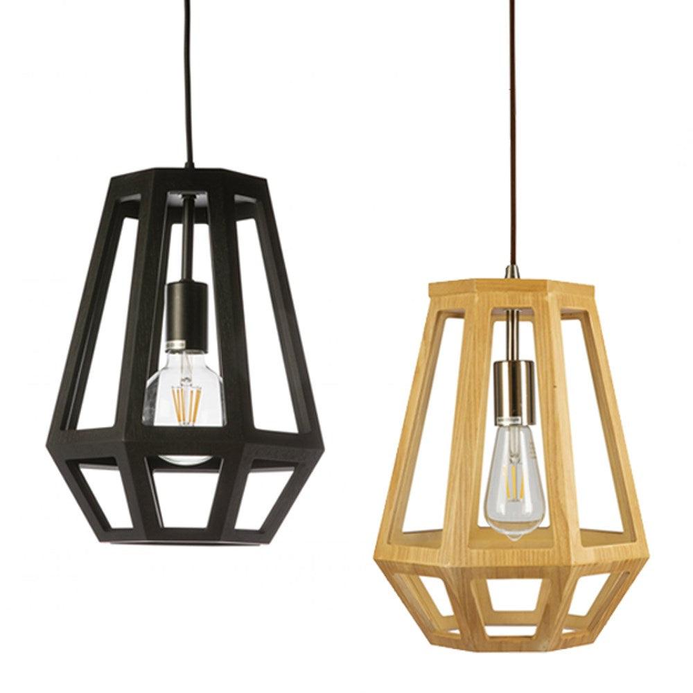 Fiorentino SANTON-30-Wood | Santon Timber Pendant Light